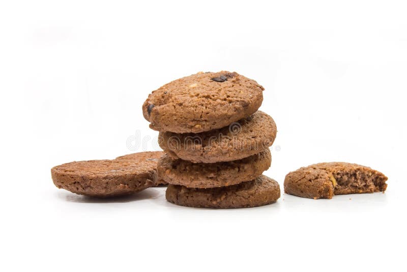 Group of Chocolate Cookies. Stock Photo - Image of food, home: 34182948