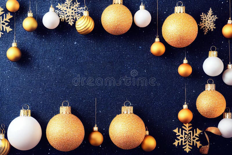 A Group of Christmas Ornaments Hanging from Strings on a Wall with ...