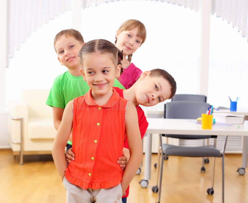 Group classmates stock image. Image of cheerful, expression - 20260525