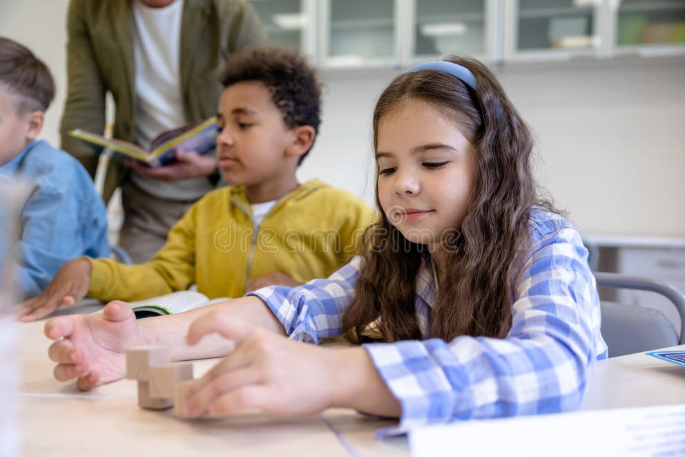 Group of Classmates at School Feelng Good Together Stock Photo - Image ...