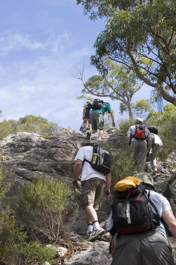 Group climbing mt maroon 2 stock photo. Image of hiking - 656782