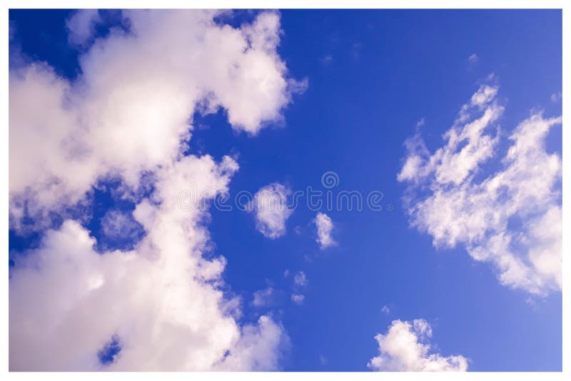 A Group of Clouds Floating in the Sky Stock Image - Image of cloudy ...