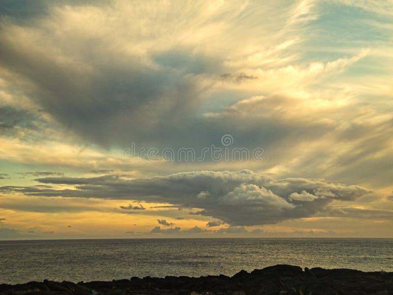 A Group of Clouds in the Sky HDR Stock Photo - Image of beautiful ...