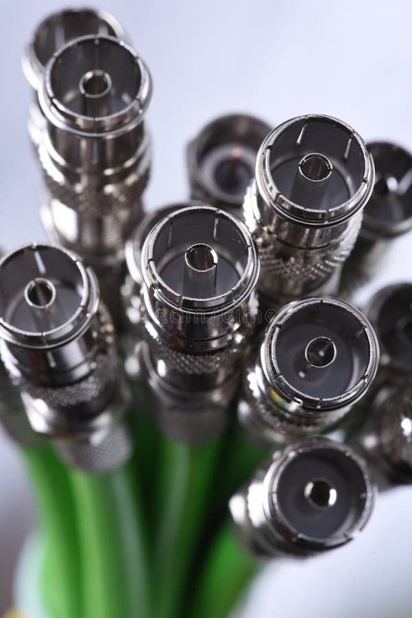 Coax TV Cable stock photo. Image of frequency, broadcasting - 79797424