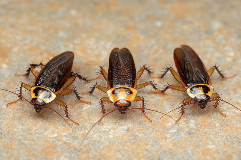 Group of Cockroaches Crawling on the Floor Stock Image - Image of ...