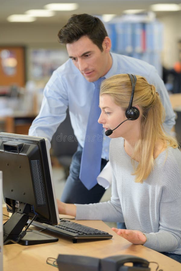 Group of office workers stock image. Image of desk, workplace - 7286523