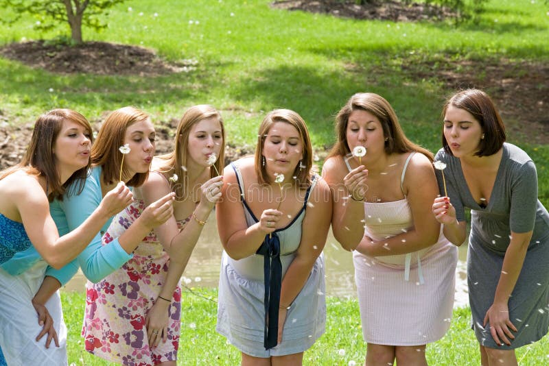 Group of College Girls stock photo. Image of beautiful - 9331736