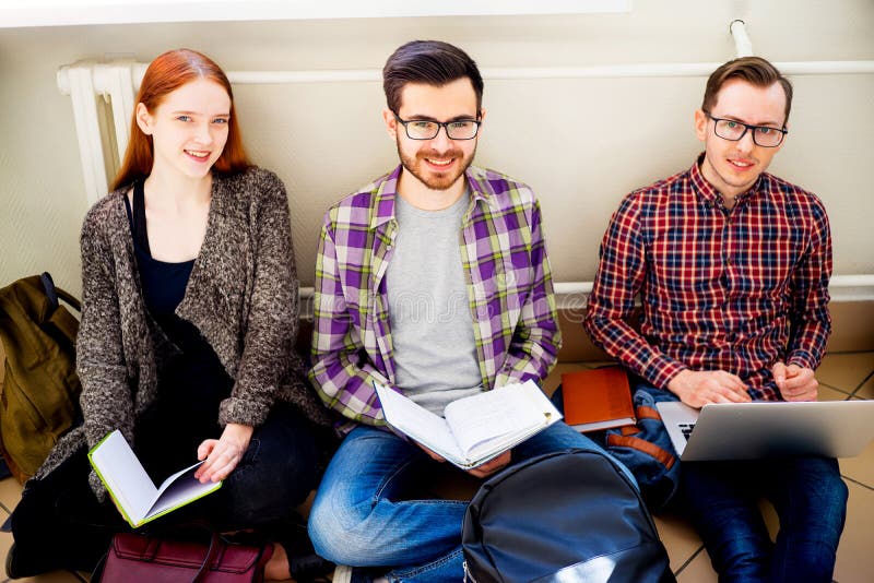 Group of college students stock image. Image of smiling - 92414189