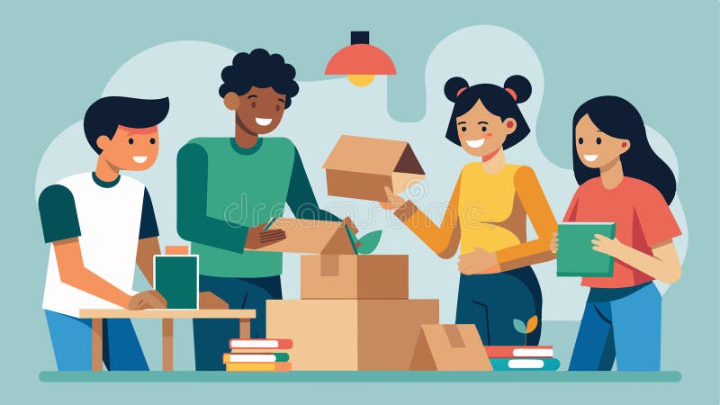 Group Students Project Stock Illustrations – 928 Group Students Project ...