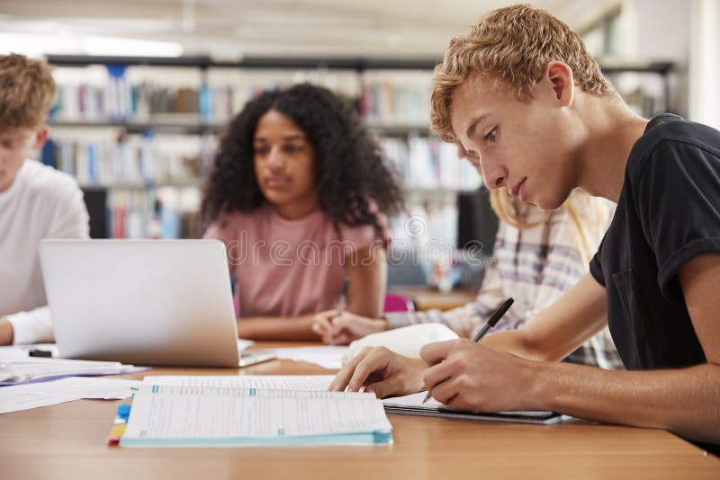 Teenage Students Around Table Stock Photos - Free & Royalty-Free Stock ...
