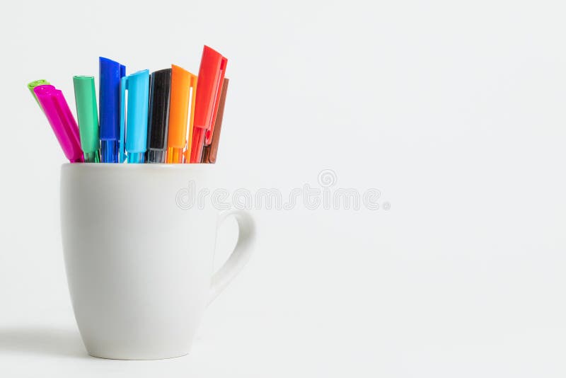 161 Group Color Markers White Cup Stock Photos - Free & Royalty-Free ...