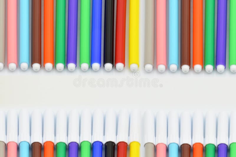 Group of colored markers stock image. Image of draw, detail - 67540139