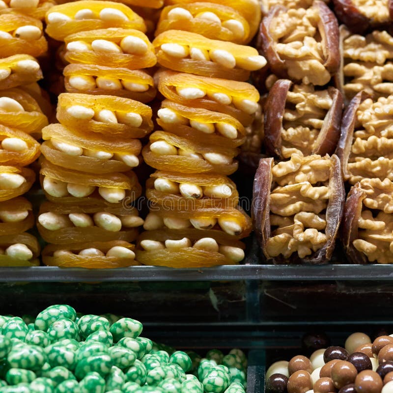 A Group of Colored Sugary Sweets for Occasions and Holidays. Stock ...