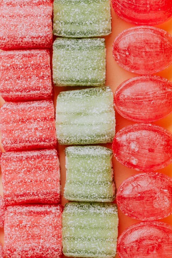 A Group of Colored Sugary Sweets for Occasions and Holidays. Stock ...