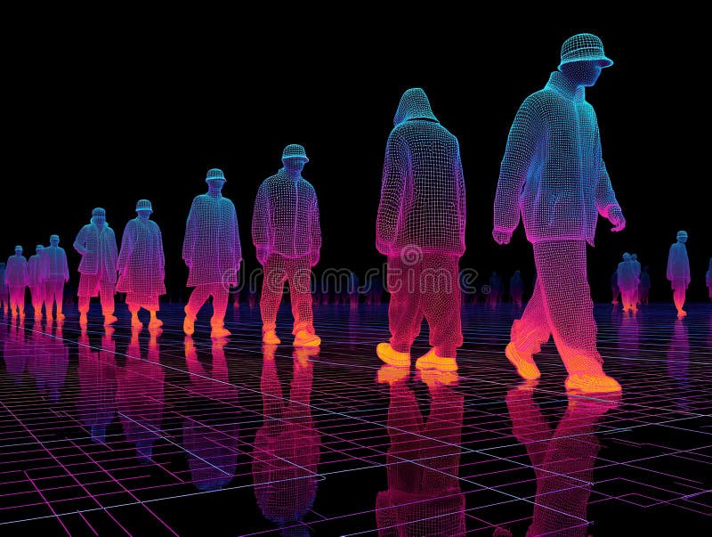 A Group of Colorful, Abstract Figures Depicted in a Potential ...