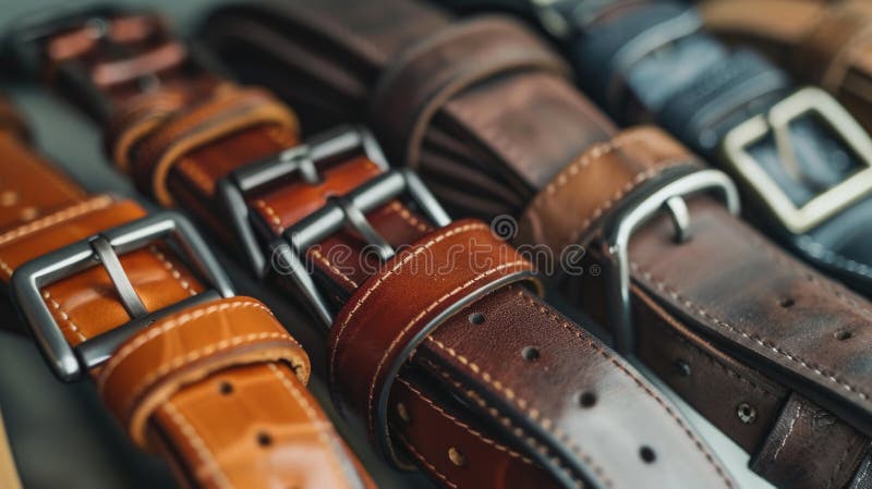 A Group of Colorful Belts are Shown Up Close Stock Image - Image of ...