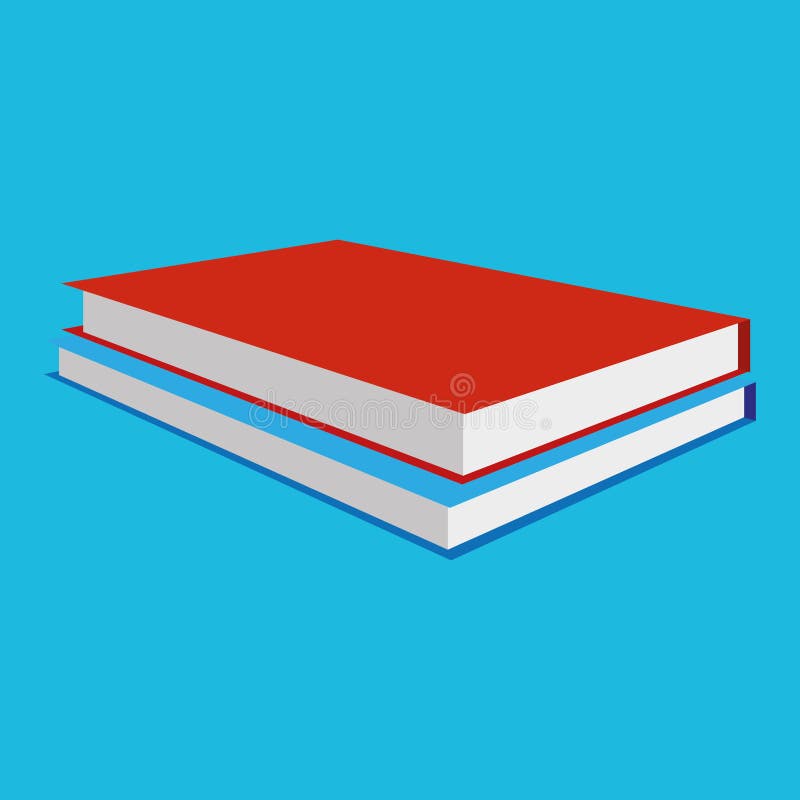 Group of Colorful Books Illustration Isolated Stock Illustration ...