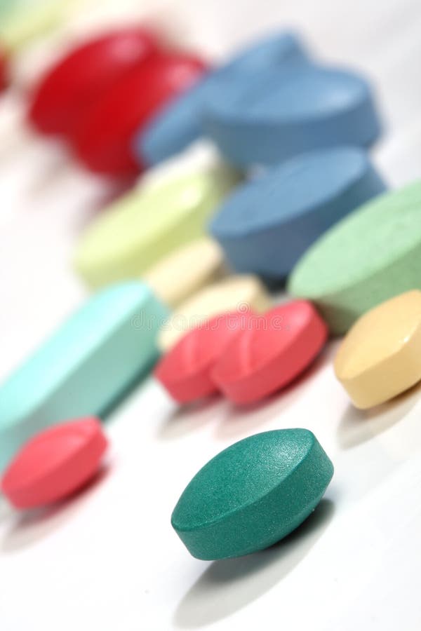Group of Colorful Medicine Pills Stock Image - Image of medicine ...