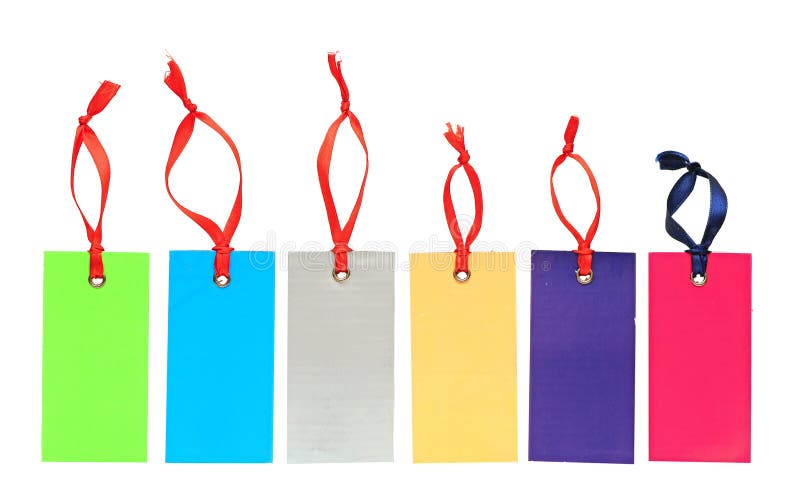 Group Colorful Tag Label Sticker for Price Stock Image - Image of ...