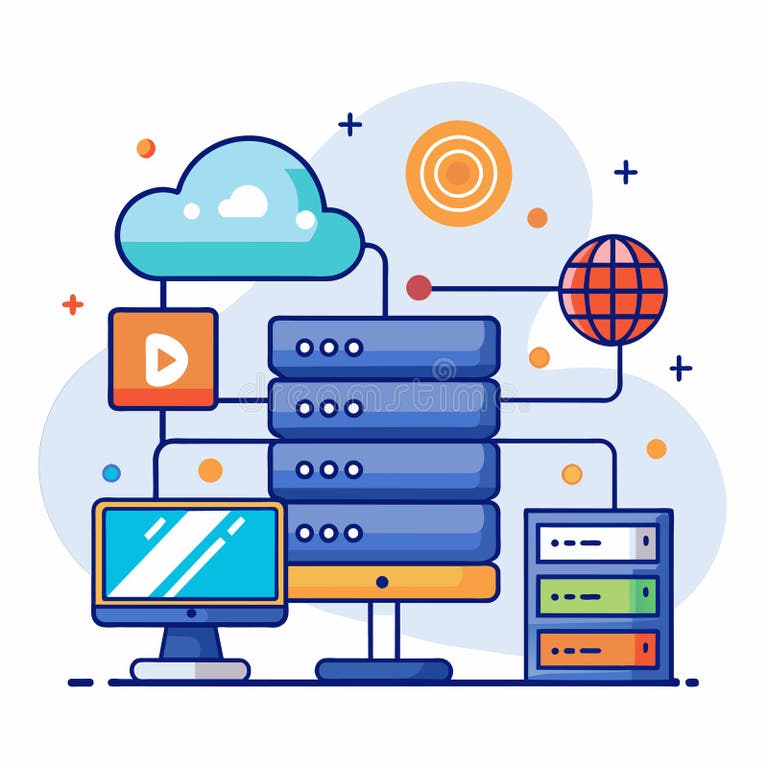 A Group of Computers Stacked Together in a Simple and Minimalist ...