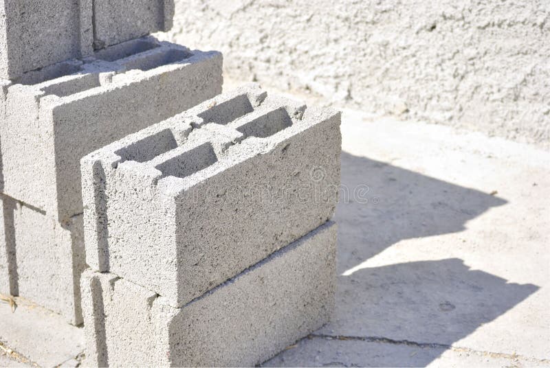 Group of concrete blocks stock photo. Image of background - 149462030