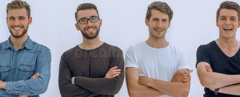 Group of Confident Young People Stock Image - Image of success ...