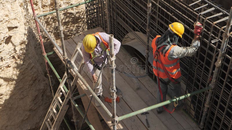 Men Working Together To Build a New Tunnel in Riyadh, Saudi Arabia ...