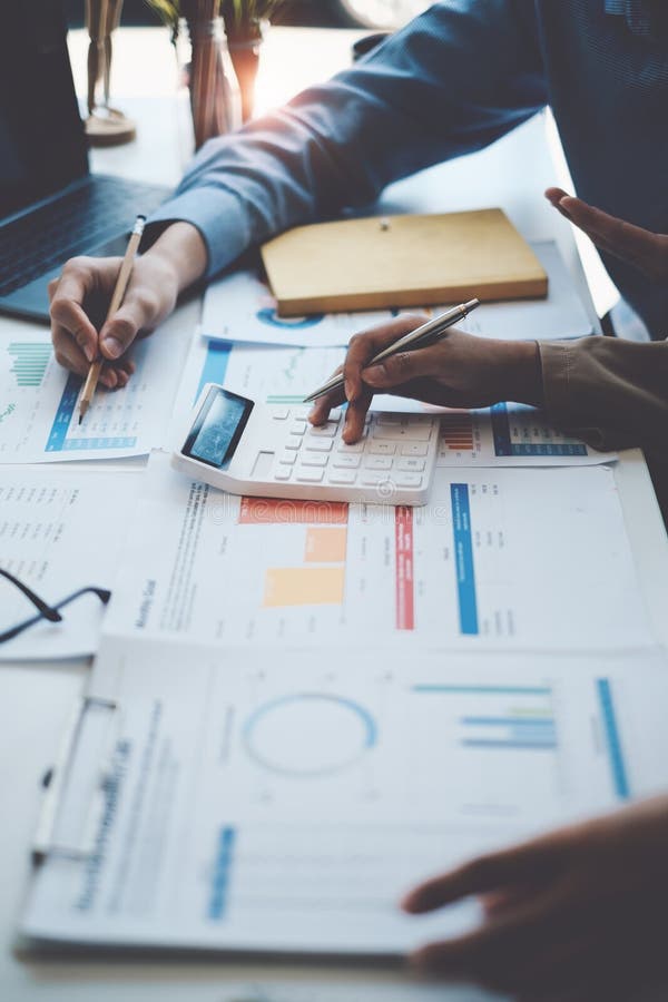 Group of it Consultant Working Together and Management Big Data and ...