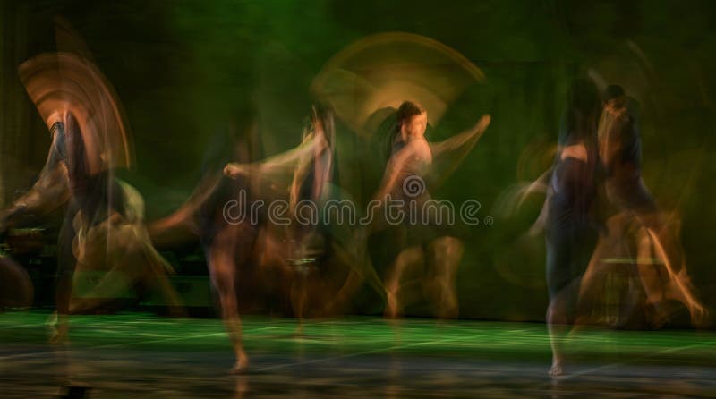 Group of Contemporary Dancers Performing on Stage Editorial Photo ...