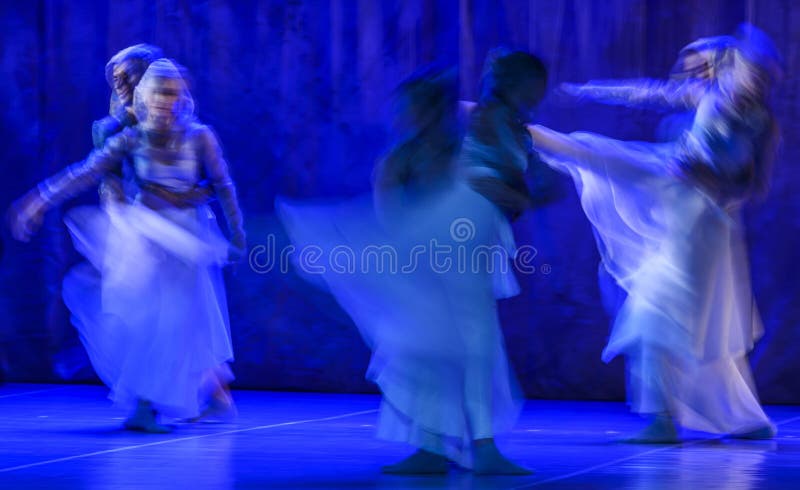 Group of Contemporary Dancers Performing on Stage Editorial Photo ...