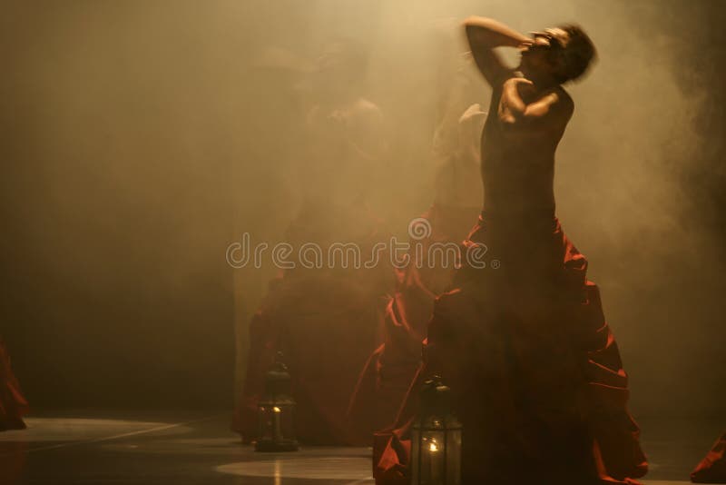 Group of Contemporary Dancers Performing on Stage Editorial Stock Image ...