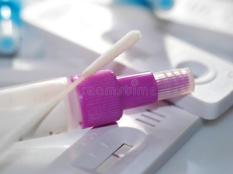 Group of Corona or Covid-19 Rapid Tests for Home Testing Stock Image ...