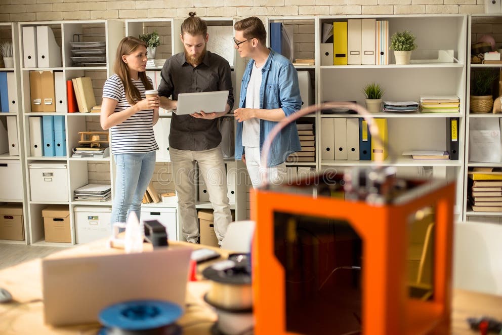 Group of Creative People in Design Studio Stock Photo - Image of design ...