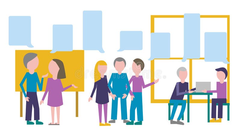 Group of Creative People Discussing Ideas and Planning Business. Stock ...