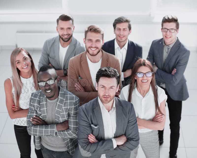 Group of Creative Young People Looking at the Camera Stock Image ...