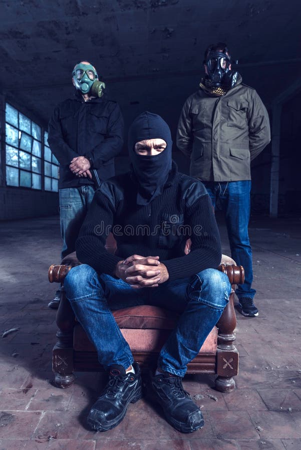 Group of the criminals stock photo. Image of masculinity - 80233794
