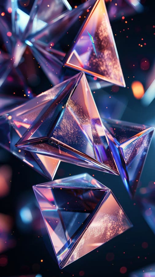 Floating Crystal Cubes stock image. Image of sculpture - 314116169