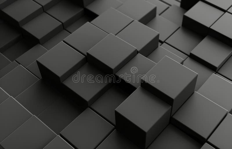 Group of Cubes Intertwined stock image. Image of structure - 314778723
