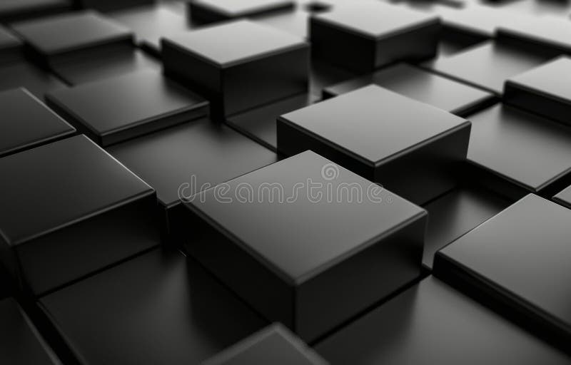 Group of Cubes Intertwined stock photo. Image of cohesion - 314787392
