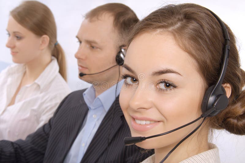 A Group of Customer Service Agents Stock Photo - Image of businessman ...