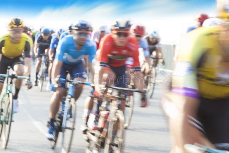 Group of Cyclist during a Race Editorial Photo - Image of overcast ...