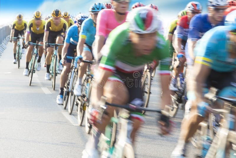 Group of Cyclist during a Race Editorial Photo - Image of racer ...