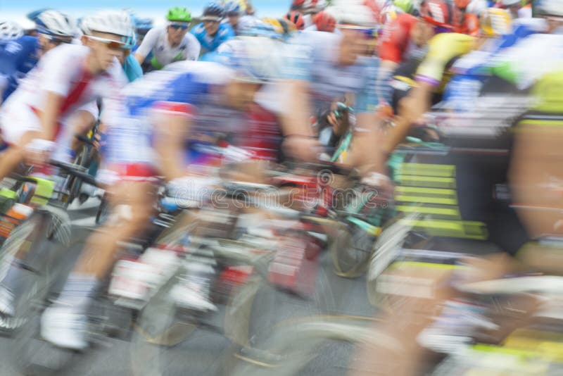 Group of Cyclist during a Race Editorial Photo - Image of criterium ...