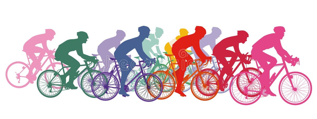 Cycling Group Stock Illustrations – 3,834 Cycling Group Stock ...