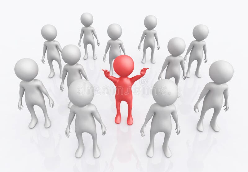 Group of 3D figures stock illustration. Illustration of symbol - 135688552