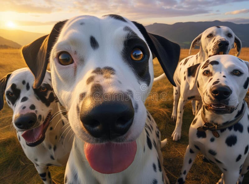 A group of Dalmatians stock image. Image of dalmatian - 290949419