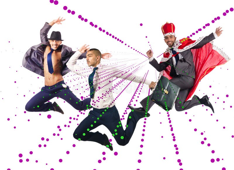 The Group of Dancer in Dancing Abstract Concept Stock Image - Image of ...