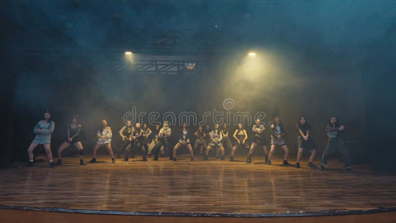 Dynamic Dance Performance on Stage Stock Video - Video of performance ...