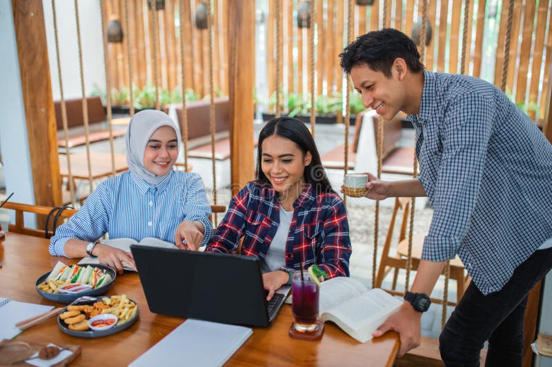 Group of Students Using Mobile Phone Stock Photo - Image of success ...