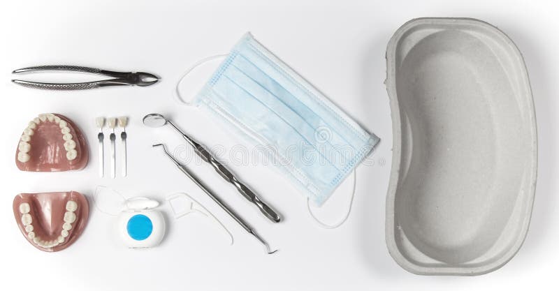 Group of Dentistry Educational Objects Stock Photo - Image of operation ...
